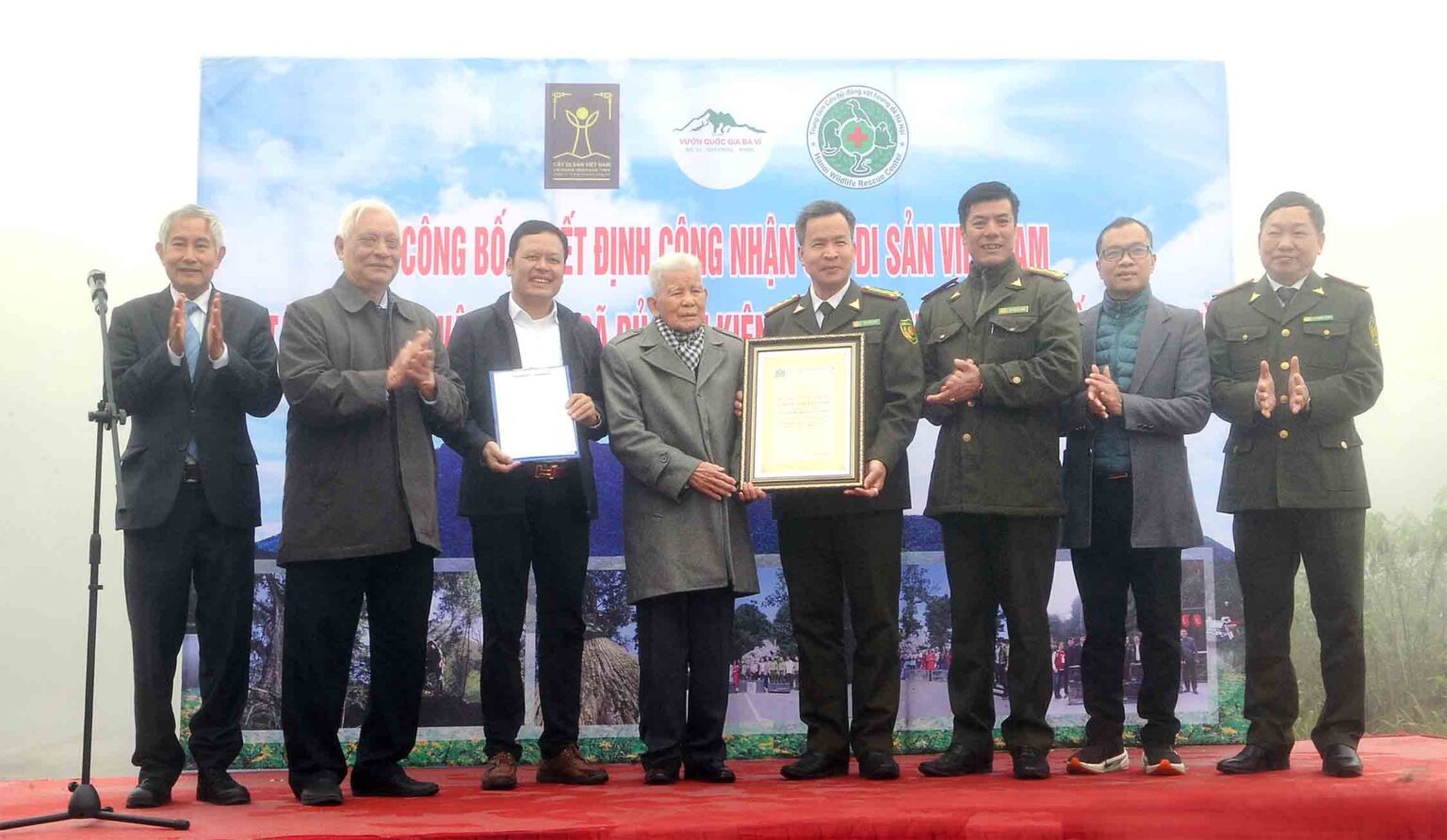 Vườn quốc gia Ba Vì đón nhận Quyết định Công nhận Cây di sản Việt Nam ...